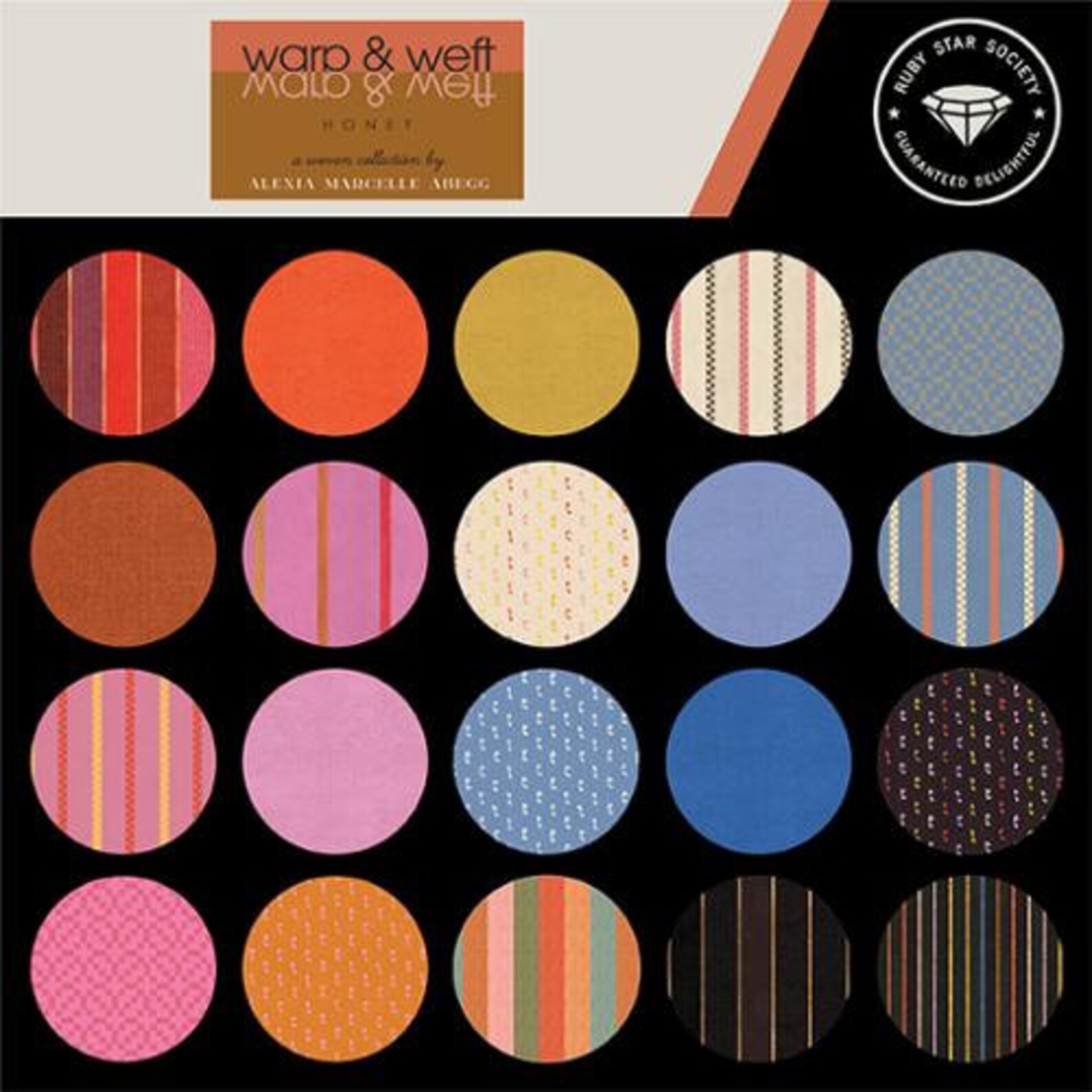 Warp Weft Honey Daisy Cross Weave From Ruby Star Society - Etsy