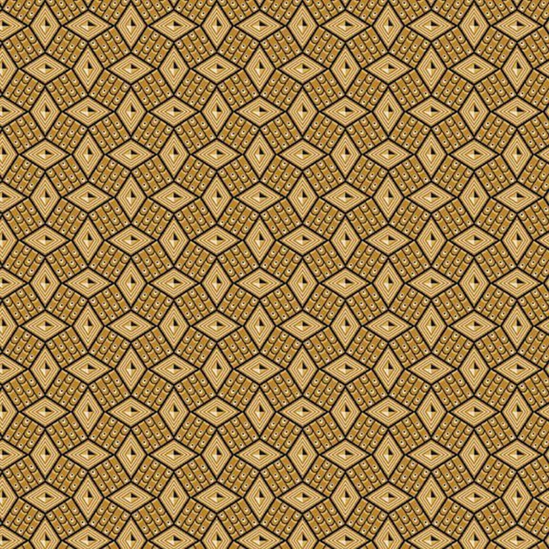 Starfall Diamonds Gold by George Mccartney for Marcus Fabrics END OF ...