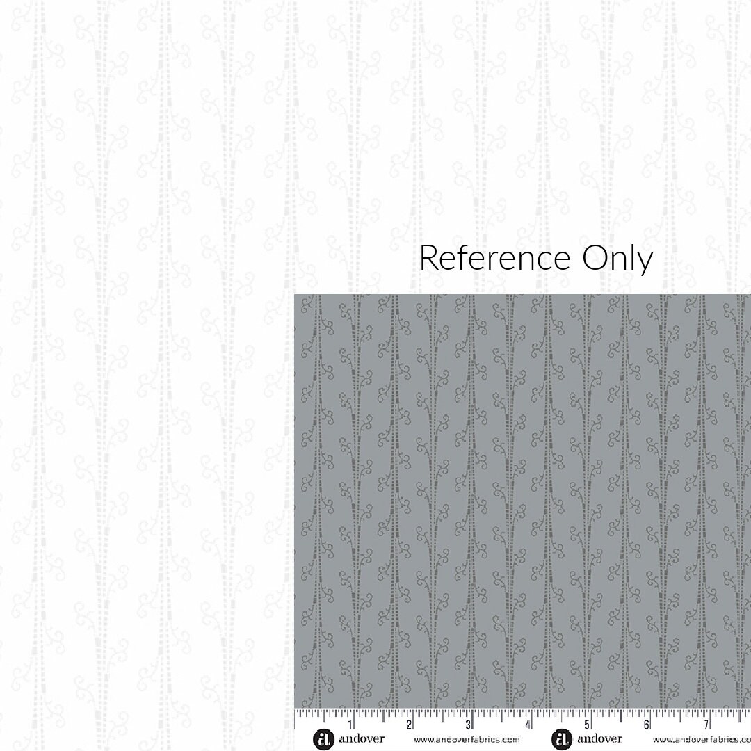 Century White on White Tendrils by Andover Fabrics - Etsy