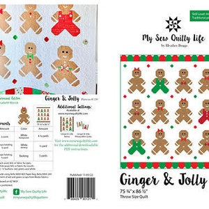 Ginger & Jolly Quilt Pattern by My Sew Quilty Life - Etsy
