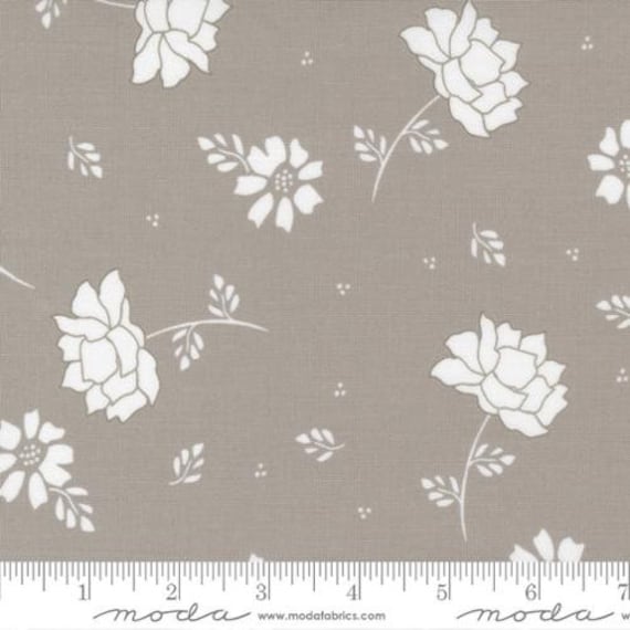 Emma Flourish Stone by Sherri & Chelsi for Moda Fabics - Etsy