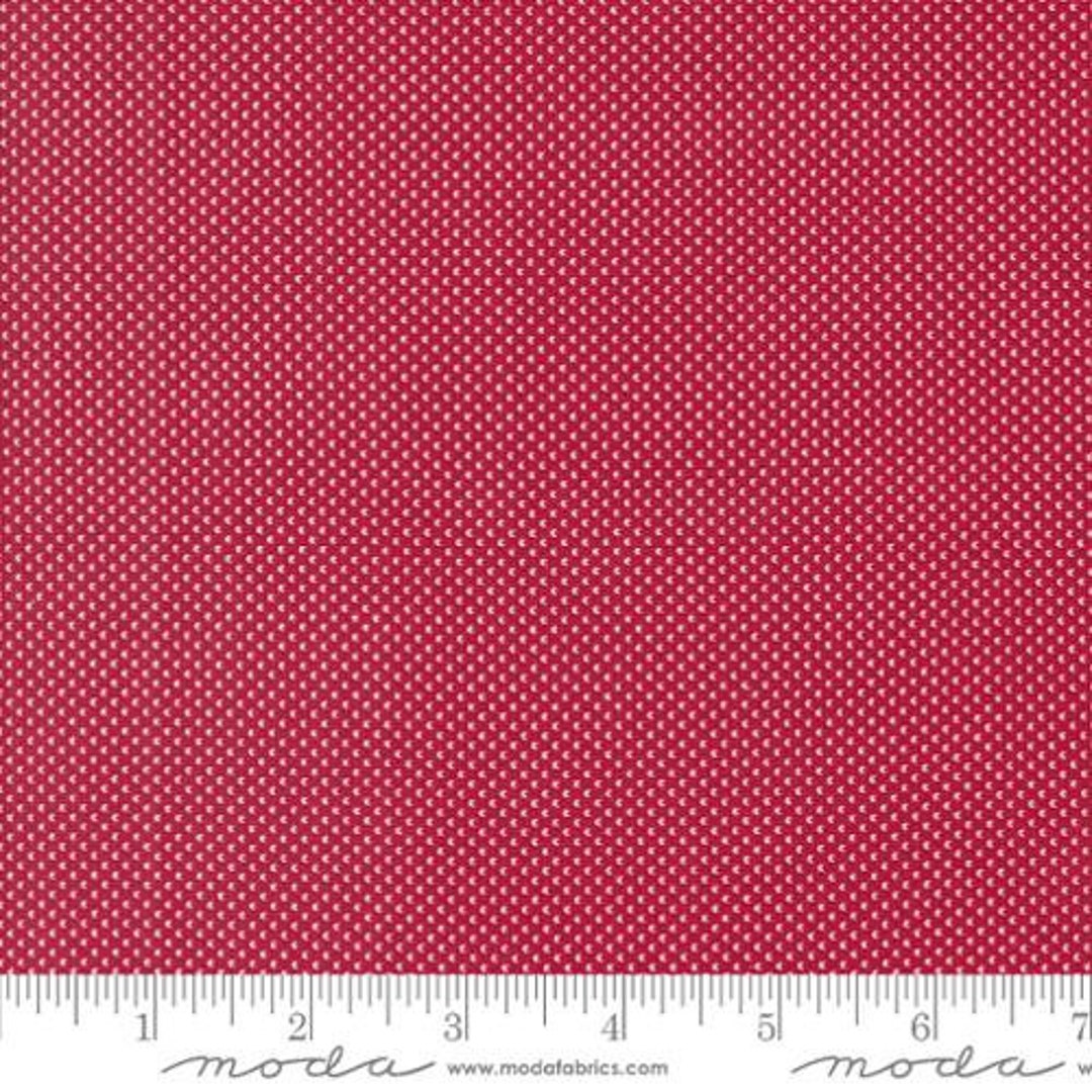 Dear Santa Mini Snowball Crimson by Primitive Gatherings From Moda ...