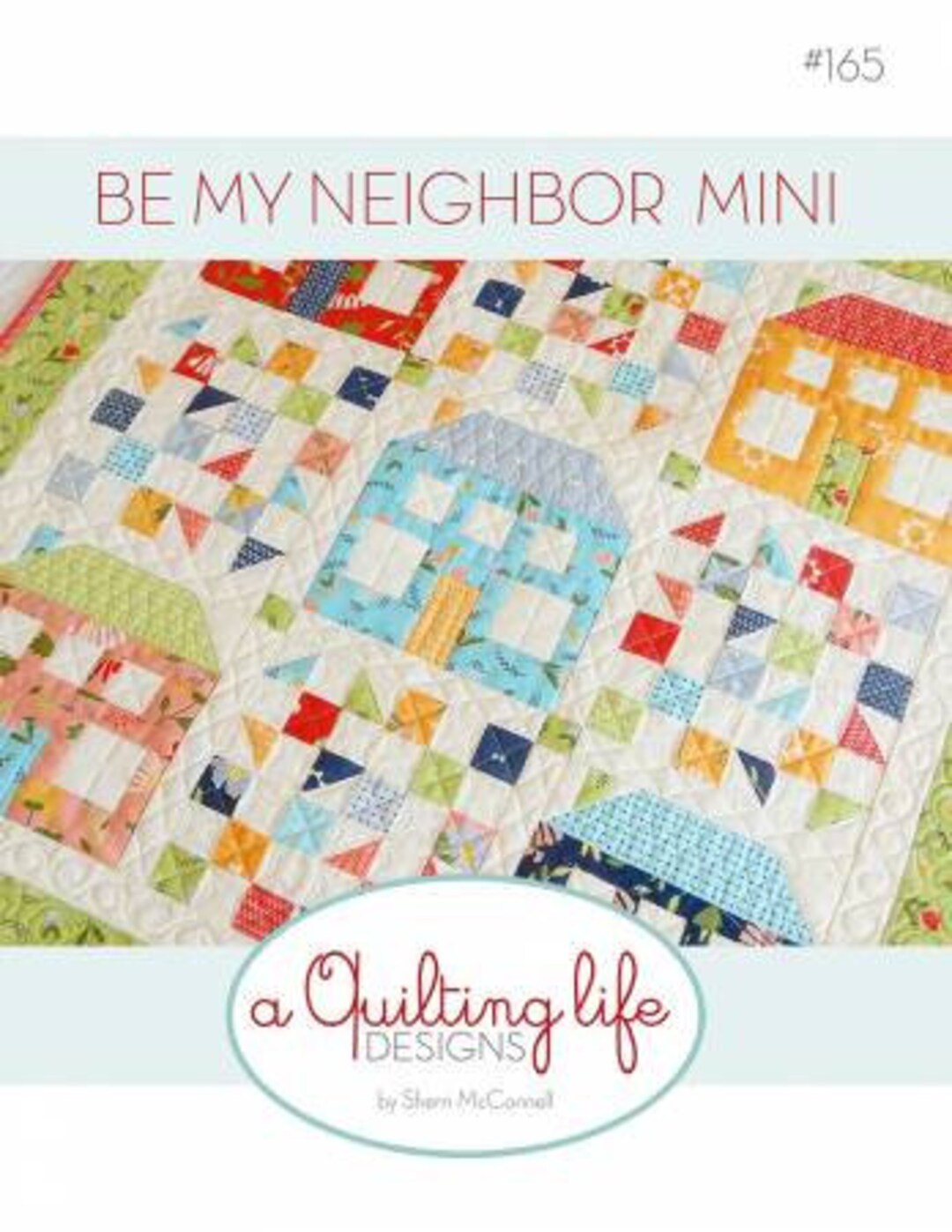 Be My Neighbor Mini Quilt Pattern by a Quilting Life - Etsy