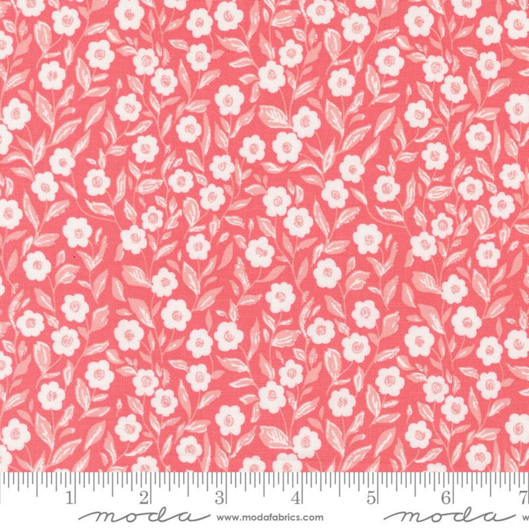 Love Blooms Cupid Lipstick by Lella Boutique for Moda Fabrics - Etsy