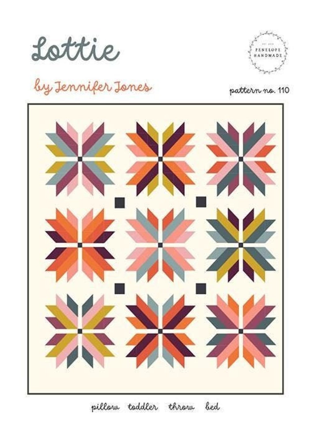 Lottie Quilt Pattern by Penelope Handmade - Etsy