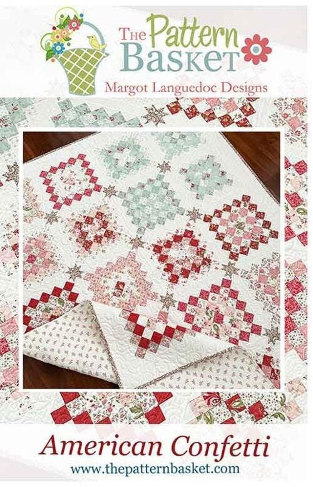 American Confetti Quilt Pattern by the Pattern Basket - Etsy