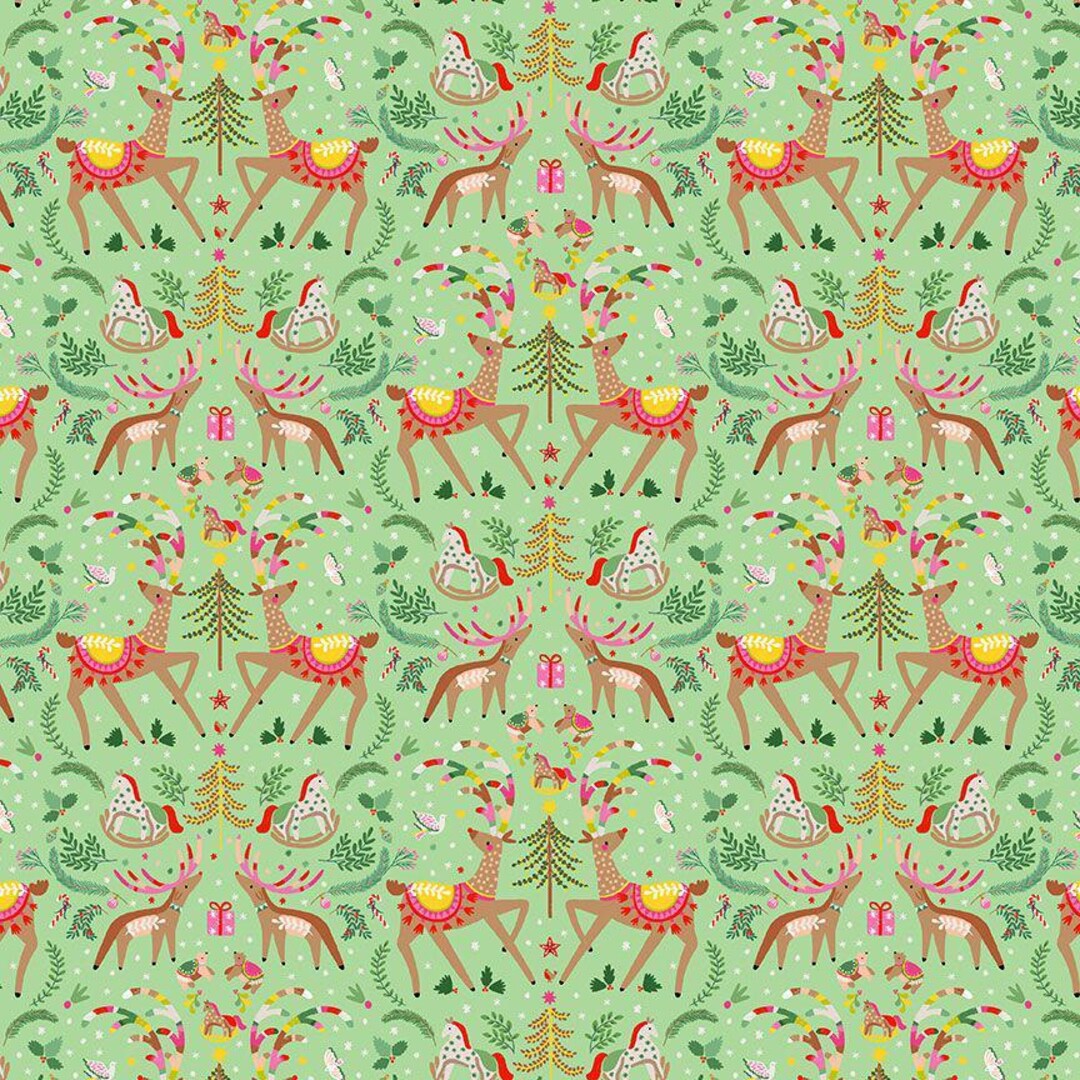 Blitzened Feeling Pine Tendril by Dear Stella - Etsy