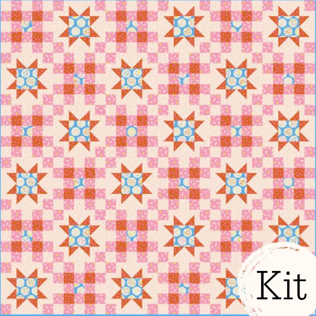 Flicker Sugar Cone Quilt Kit Featuring Ruby Star Society - Etsy
