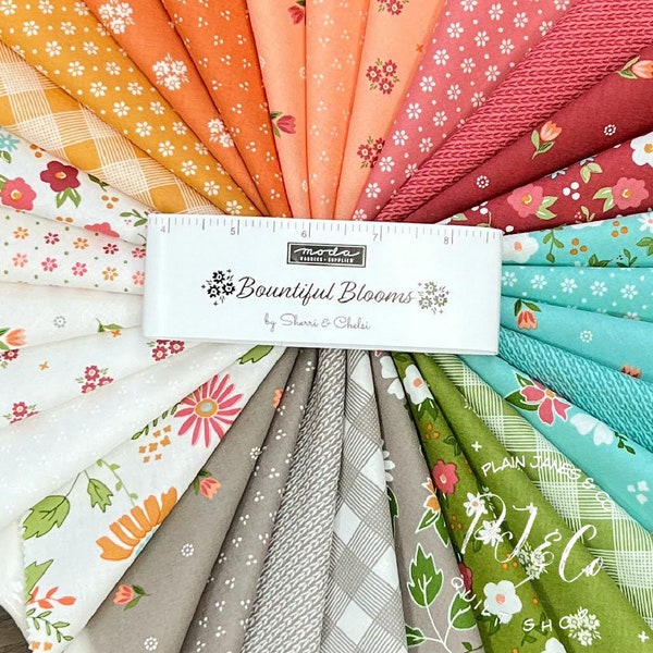 Bountiful Blooms Fabric - Etsy