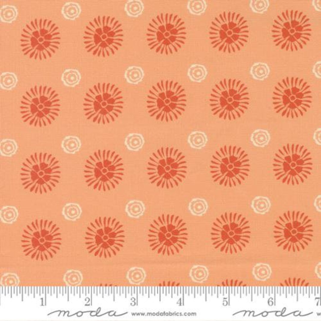 Cadence Dots Peach Blossom by Crystal Manning for Moda Fabrics END OF ...