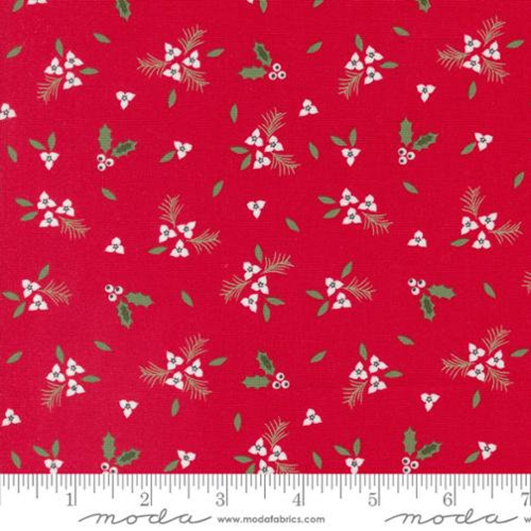 Starberry Pine Springs Red by Corey Yoder for Moda Fabrics - Etsy