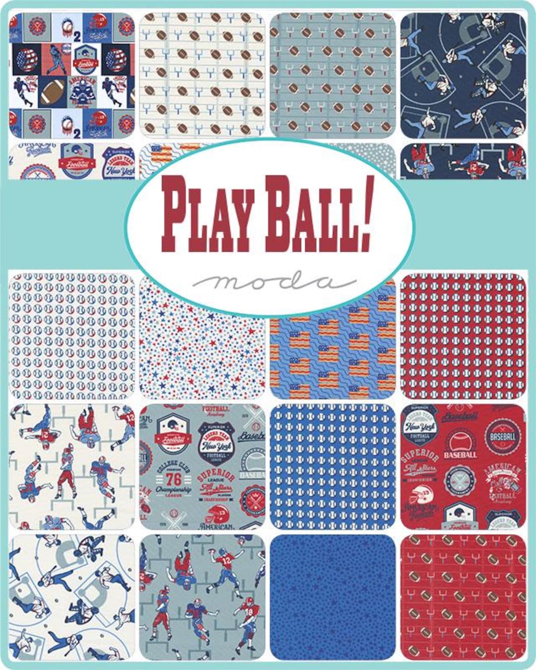 Play Ball Precuts From Moda Fabrics - Etsy