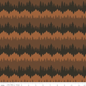 Only You Tree Stripe Brown by Riley Blake Design - Etsy