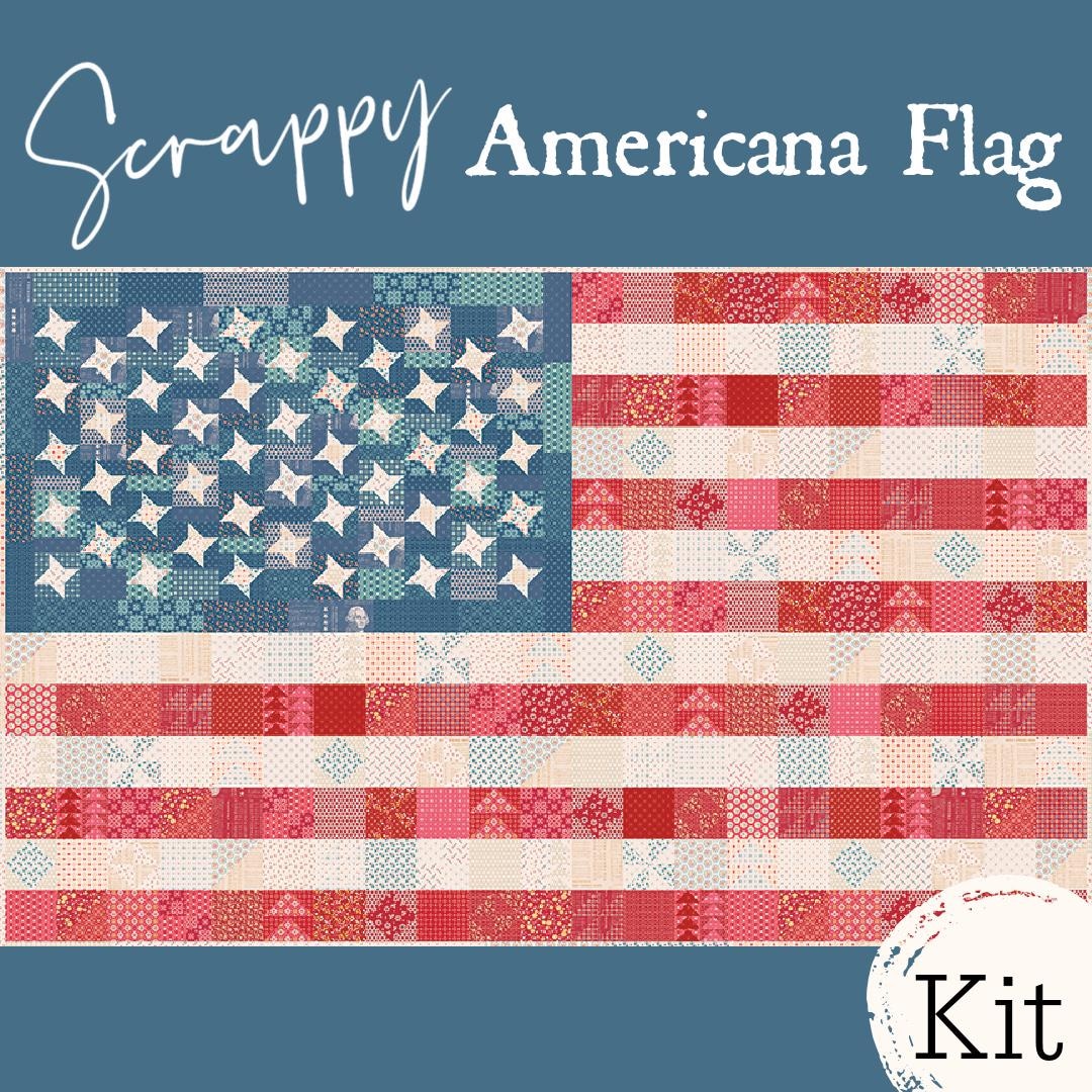 Scrappy Americana Flag Quilt Kit From Lori Holt - Etsy