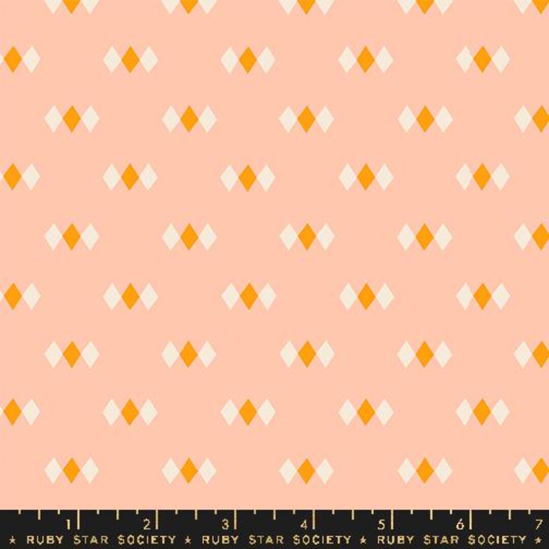 Juicy Diamonds Peach by Melody Miller for Ruby Star Society - Etsy