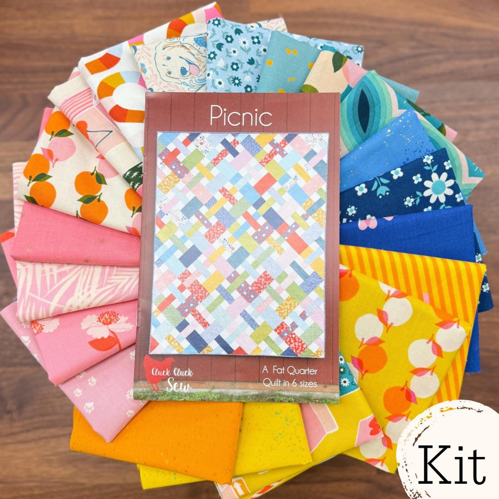 Ruby Star Summer Picnic Quilt Kit - Etsy