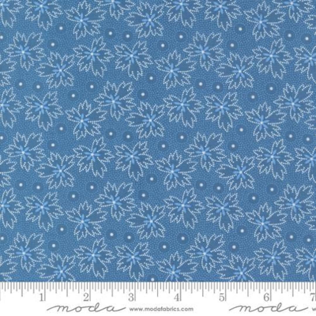 Denim and Daisies Prairie Denim by Fig Tree Co for Moda Fabrics - Etsy