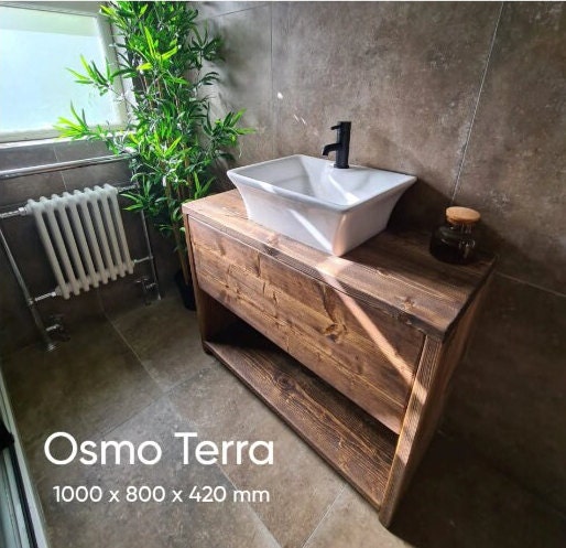 GLASGOW | Handmade Wooden Bathroom Furniture | Handless Vanity Unit ...