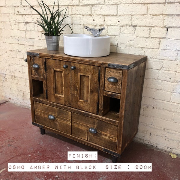 Upcycled Bathroom Vanity - Etsy UK