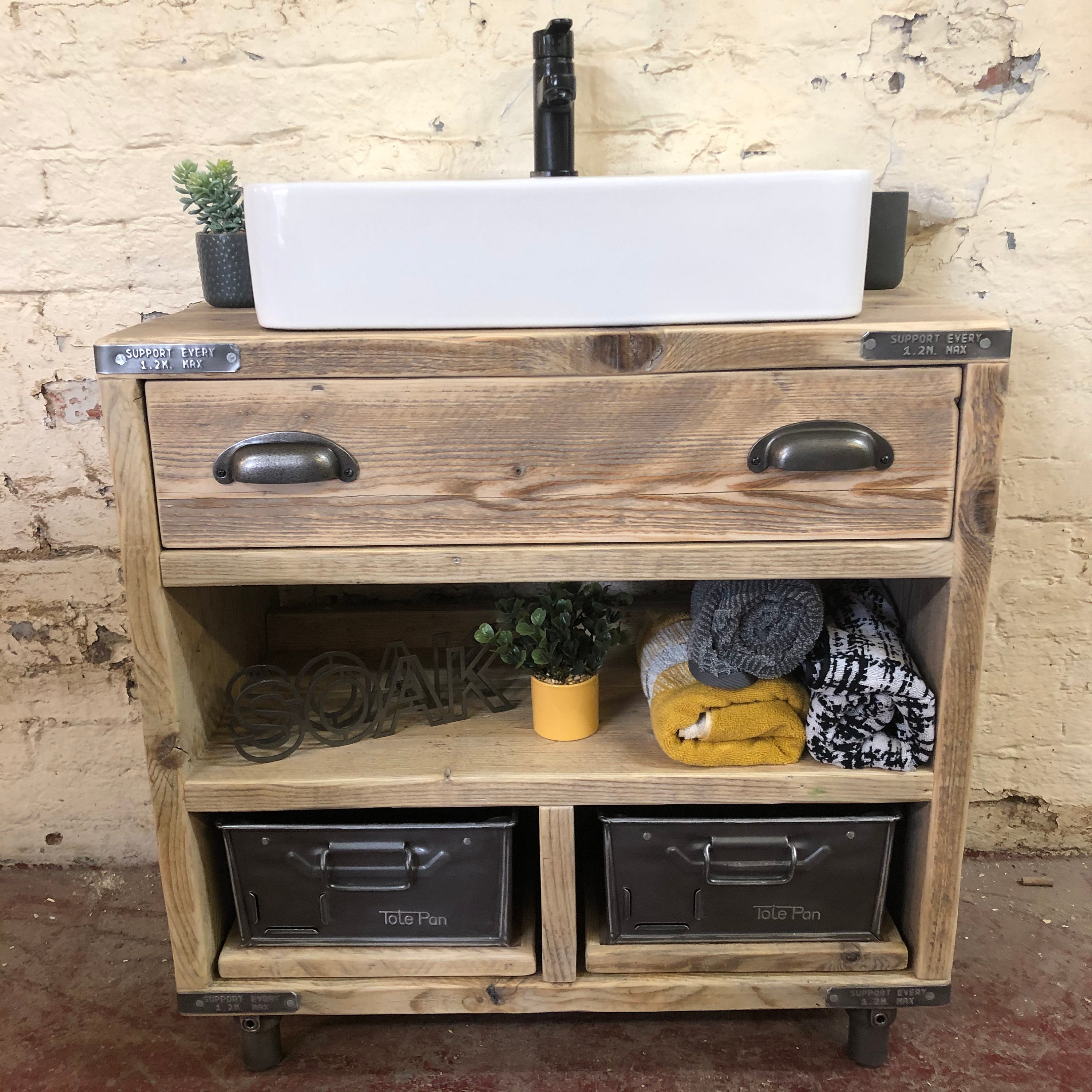 DULWICH | Handmade Bathroom Furniture | Bathroom cabinet | Rustic ...