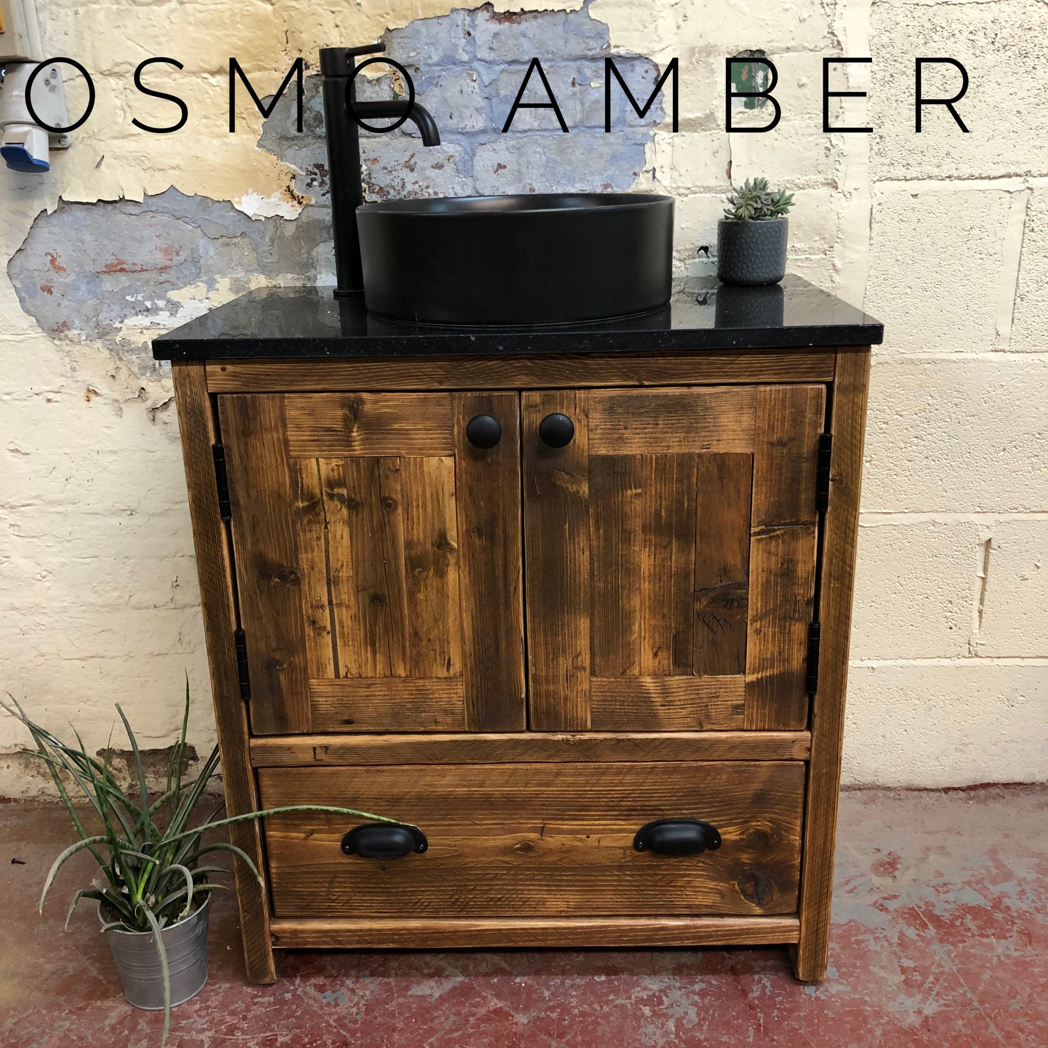 HEXHAM | Handmade Bathroom Furniture | Bathroom cabinet | Rustic Vanity ...