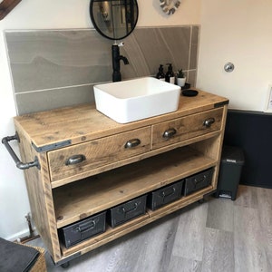 DULWICH | Handmade Bathroom Furniture | Natural Wood Bathroom Unit ...
