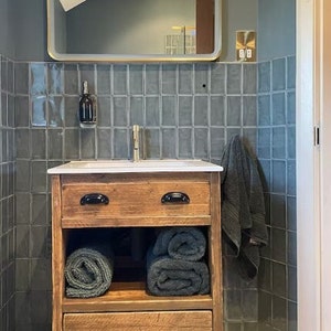 CHELSEA 2 Handmade Bathroom Furniture Bathroom Cabinet Rustic Vanity ...