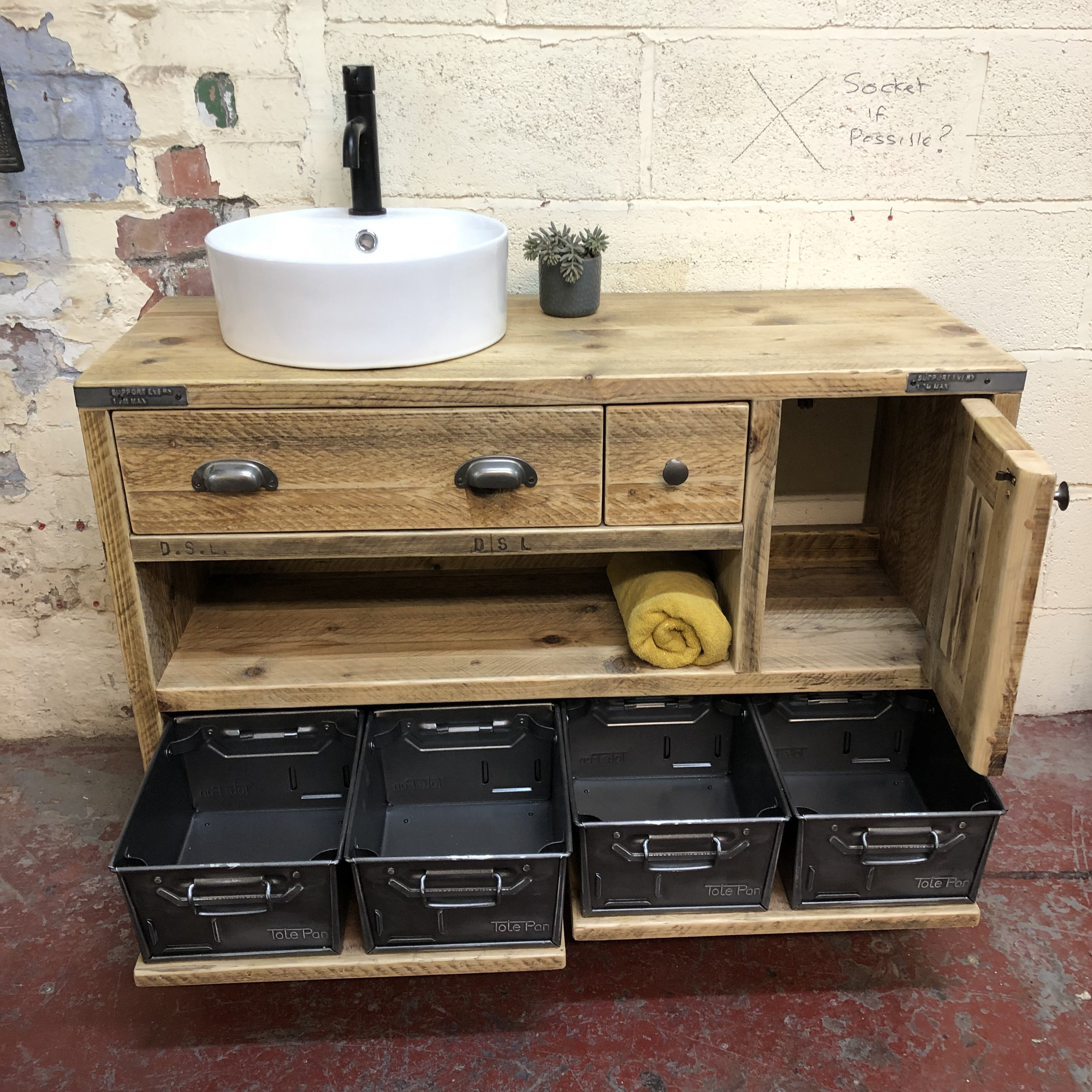 DULWICH 2 | Handmade Bathroom Furniture | Bathroom cabinet | Rustic ...