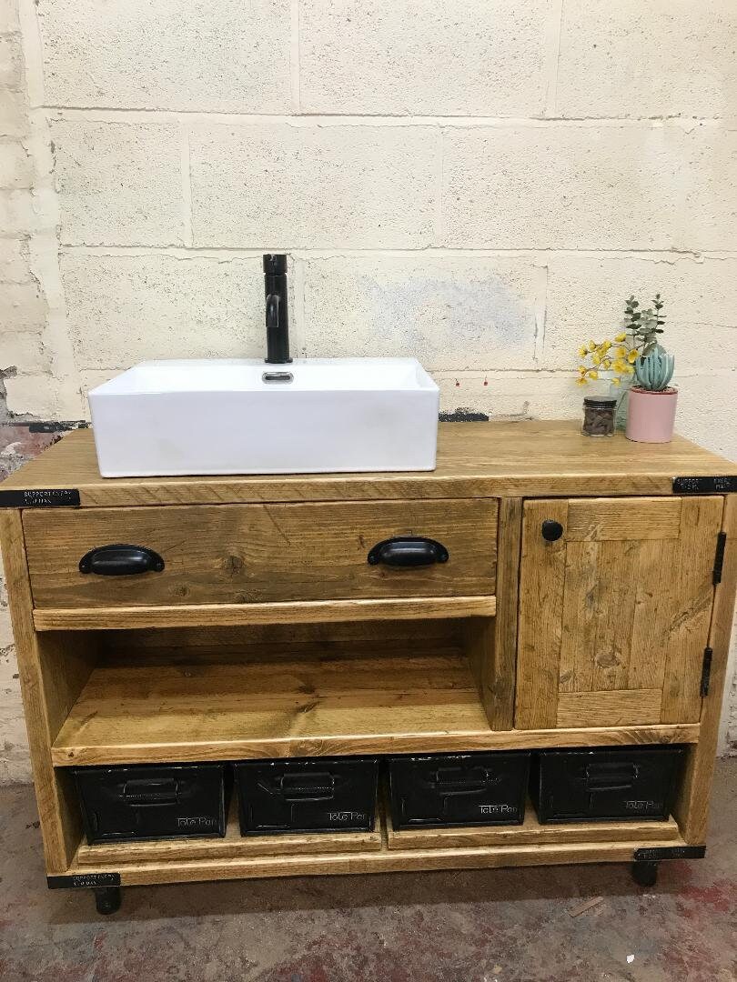 DULWICH 2 | Handmade Bathroom Furniture | Bathroom cabinet | Rustic ...