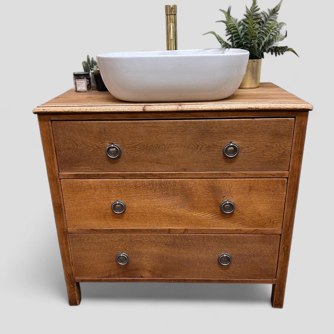 NOW SOLD | VINTAGE 208 | Vintage Oak Chest | Solid Oak Drawers ...