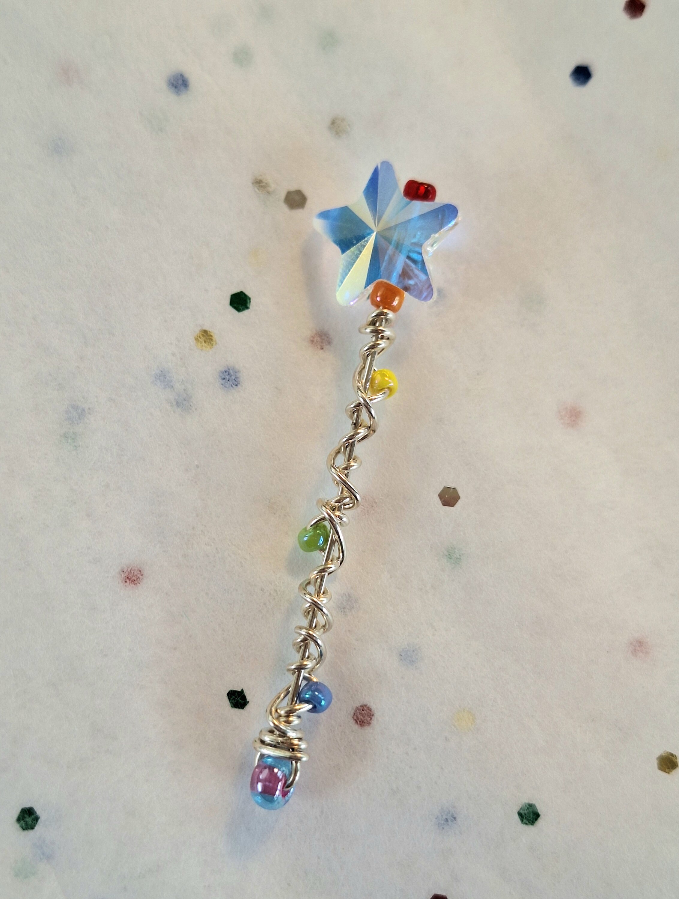 Handmade Miniature Fairy Wand With Vial of Fairy/pixie Dust - Etsy