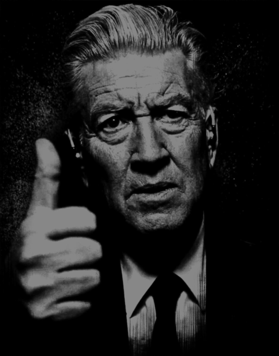 Twin Peaks T-shirt: Gordon Cole, David Lynch, Hand Printed Cult Classic ...