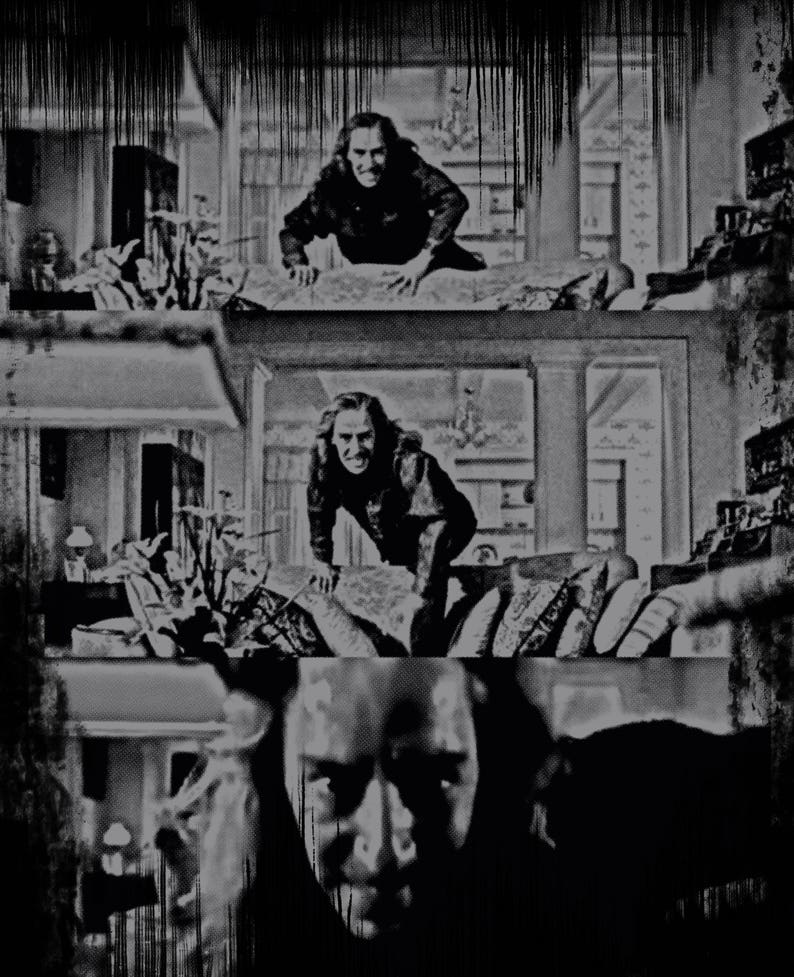 Twin Peaks BOB Black T-shirt Frank Silva Killer Bob - Etsy