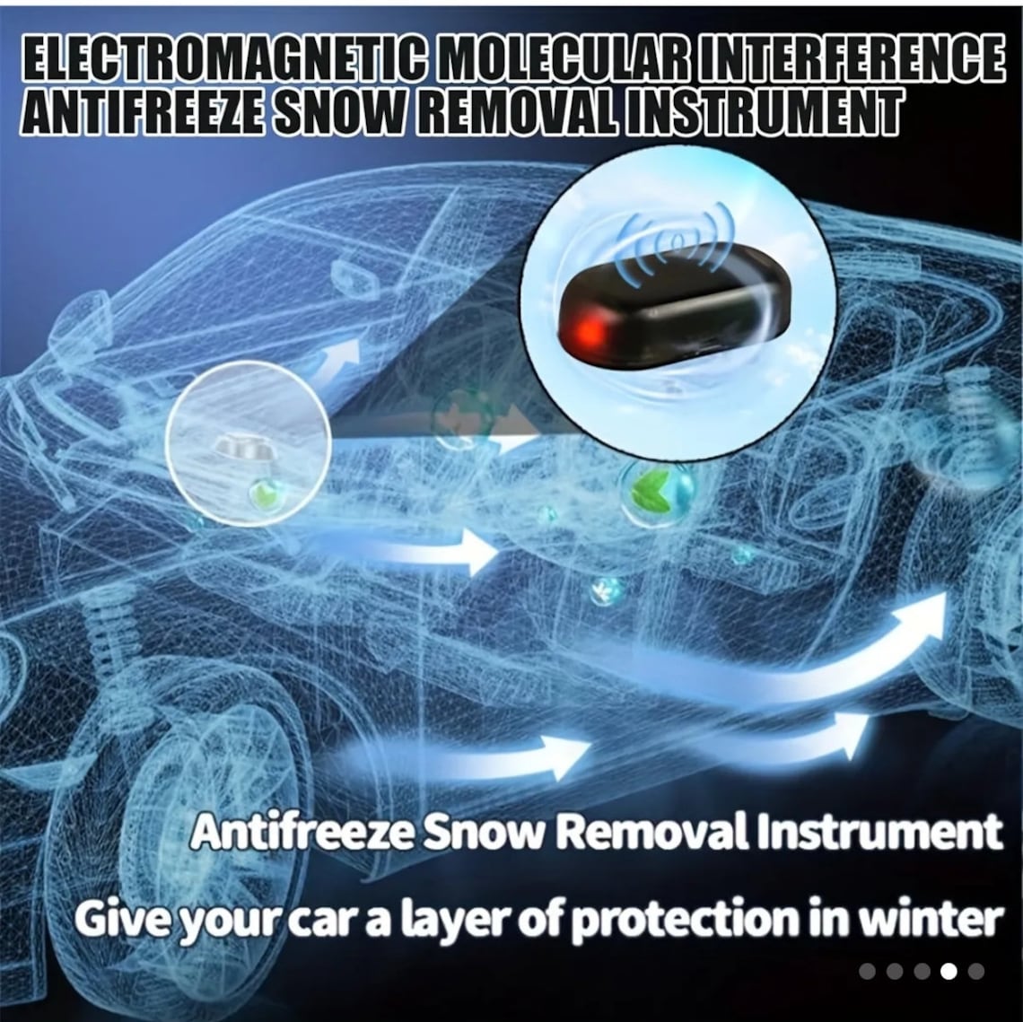 Electromagnetic Automatic 10 Secs Car De-icer De-freezer Snow & Ice ...