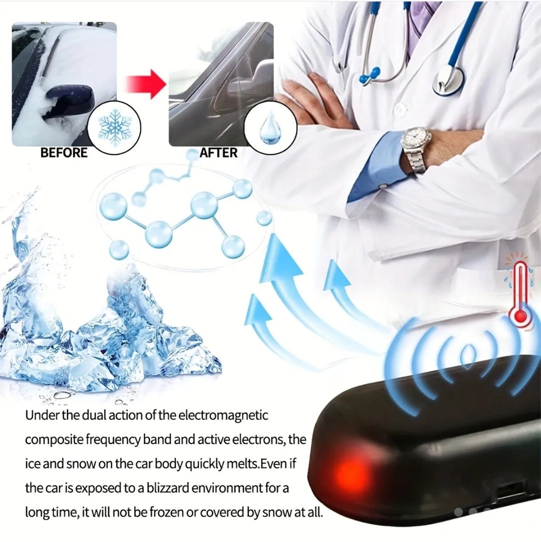 Electromagnetic Automatic 10 Secs Car De-icer De-freezer Snow & Ice ...