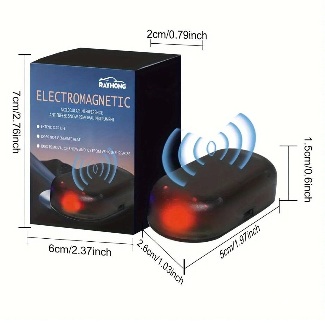 Electromagnetic Automatic 10 Secs Car De-icer De-freezer Snow & Ice ...