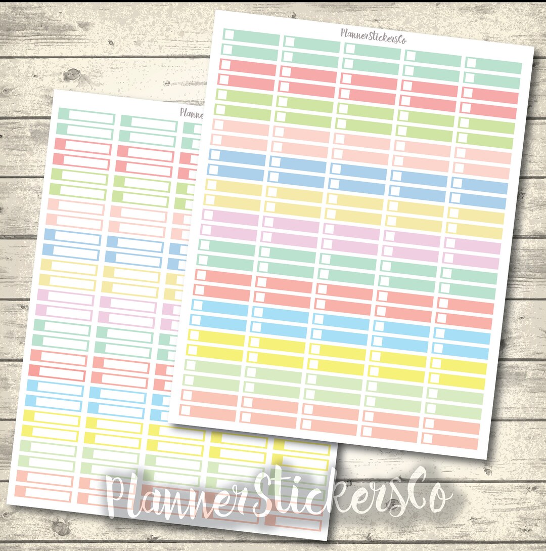 Reminder Planner Stickers - PRINTABLE JPG, PNG, Pdf - Blank Reminder ...