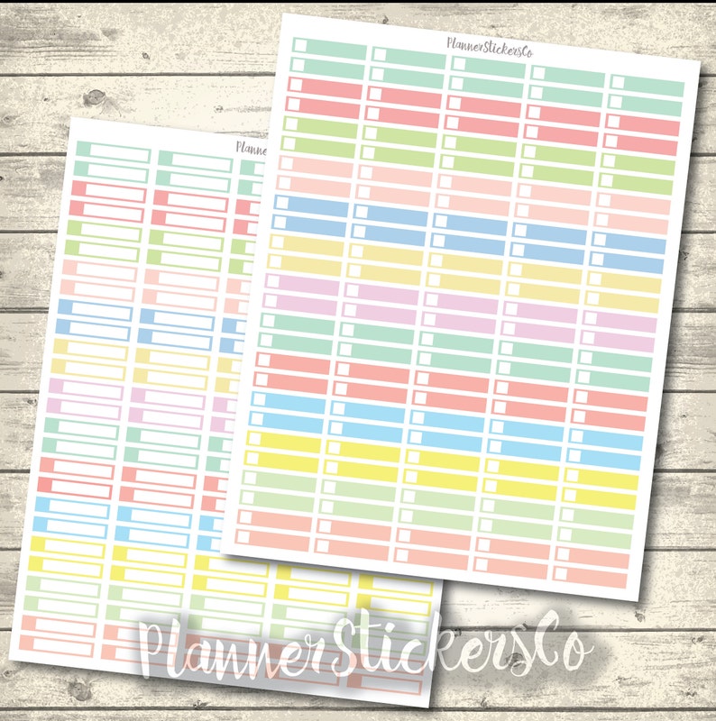 Reminder Planner Stickers PRINTABLE JPG, PNG, Pdf Blank Reminder Boxes ...