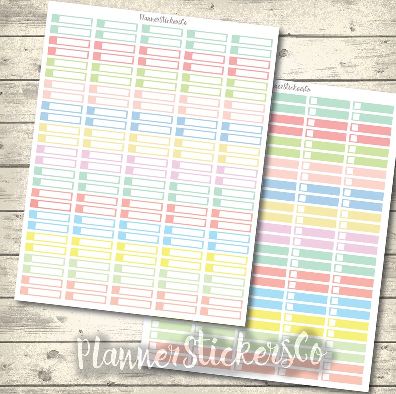 Reminder Planner Stickers PRINTABLE JPG PNG Pdf Blank | Etsy