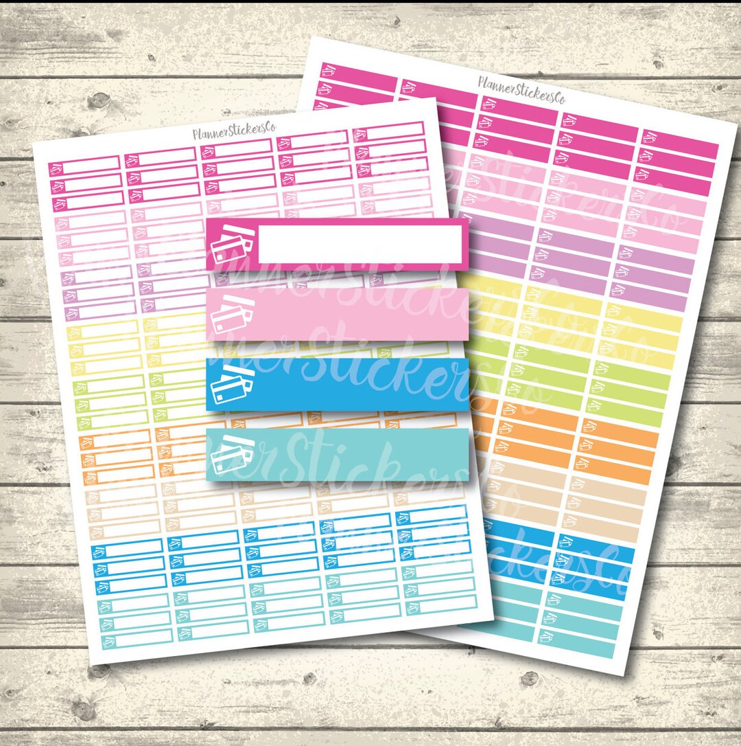 Credit Card Payment Stickers Set, Printable Erin Condren Planner ...