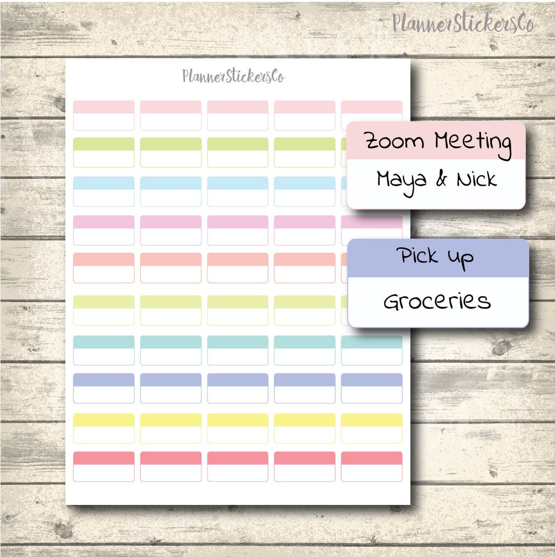 Event Sticker, Appointment Stickers, Work Sticker, School Stickers ...