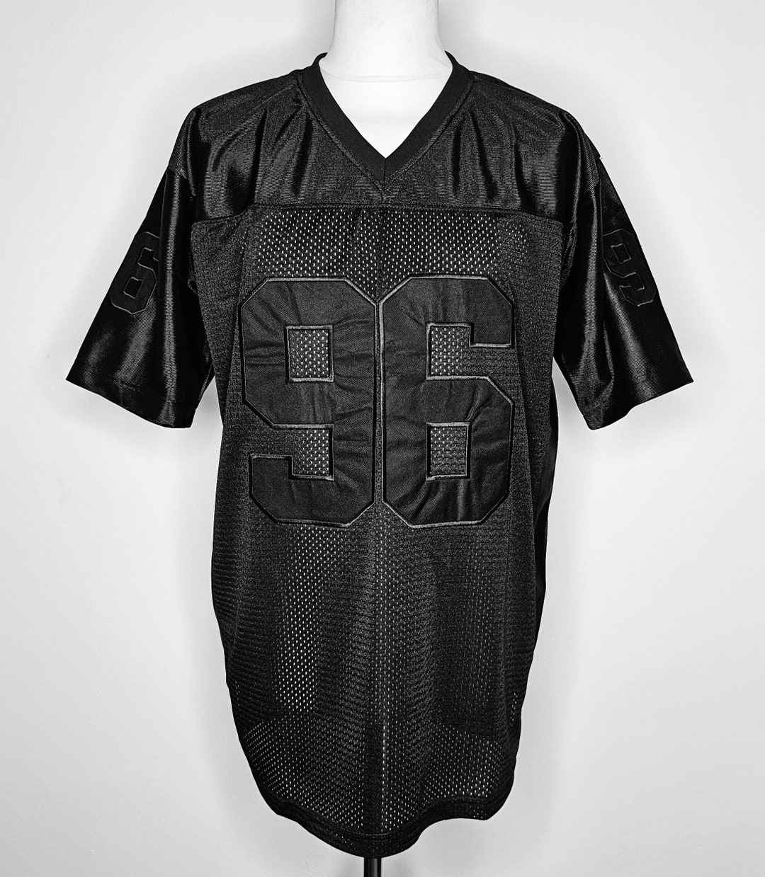 NFL All Black Embroidery American Football Jersey - Etsy