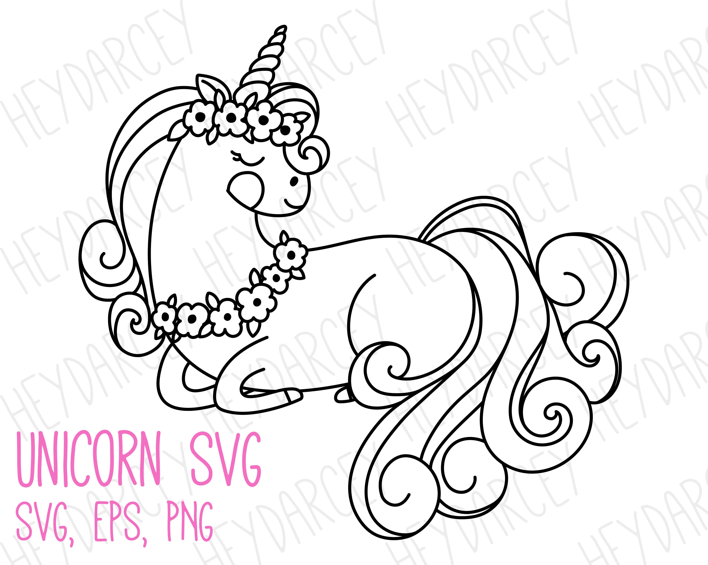 Unicornio SVG Unicornio SVG para Cricut Unicorn Iono | Etsy España