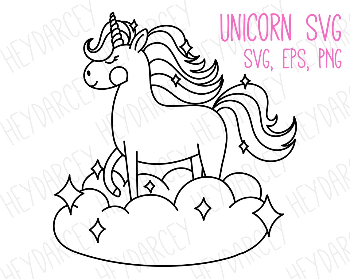 Unicornio SVG Unicornio SVG para Cricut Unicorn Iono - Etsy España
