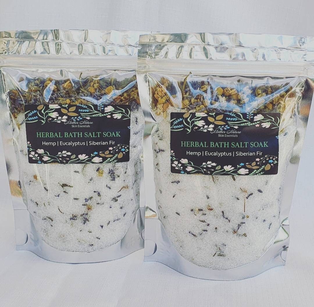 Trempage de sel de bain de chanvre Trempe de sel de bain aux - Etsy France