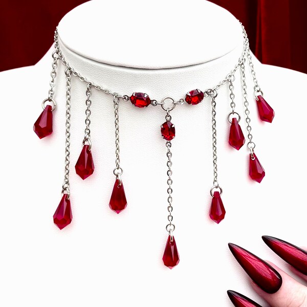 Vampire Bite Choker - Etsy