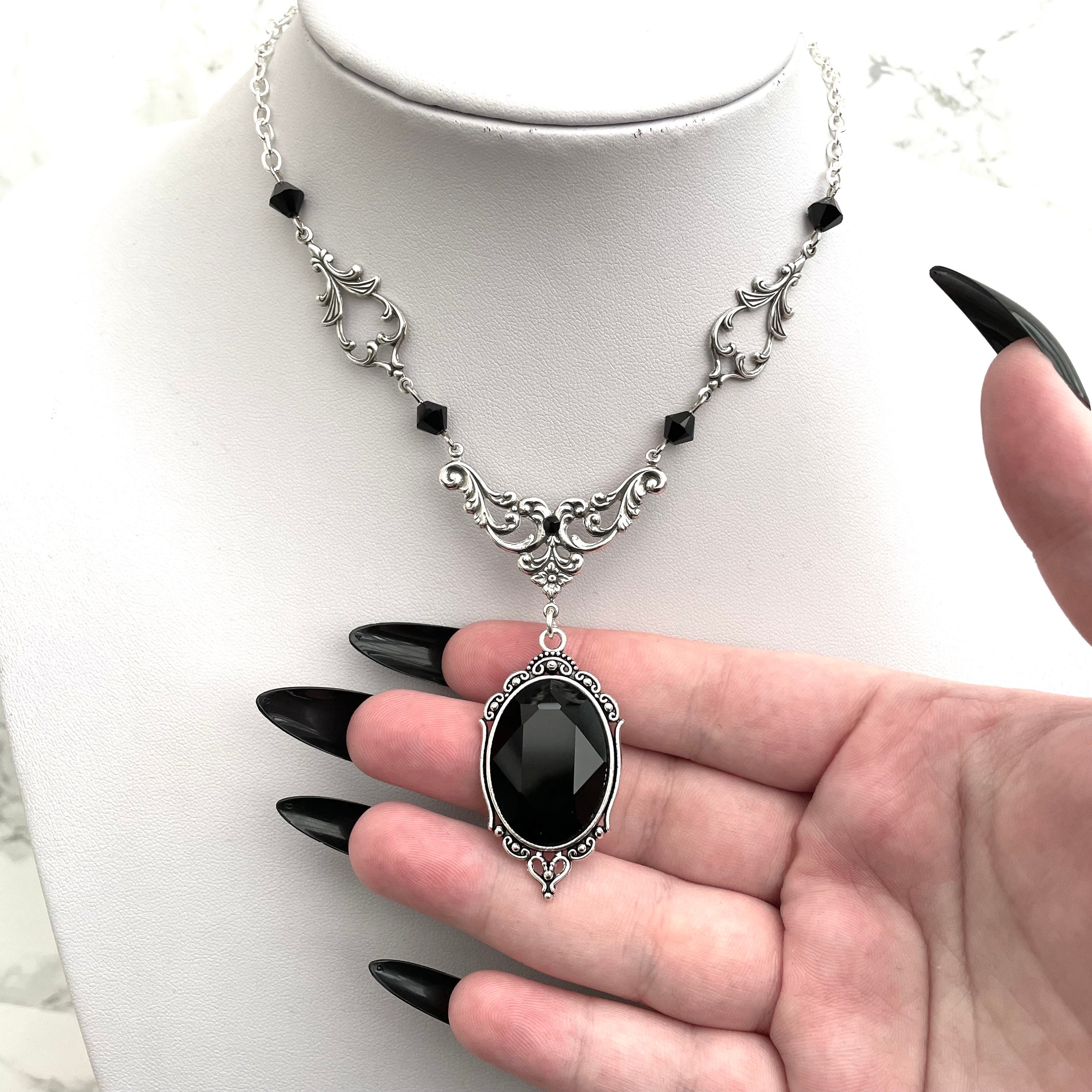 Gothic Necklace Gothic Gift Gothic Choker Victorian Gothic - Etsy