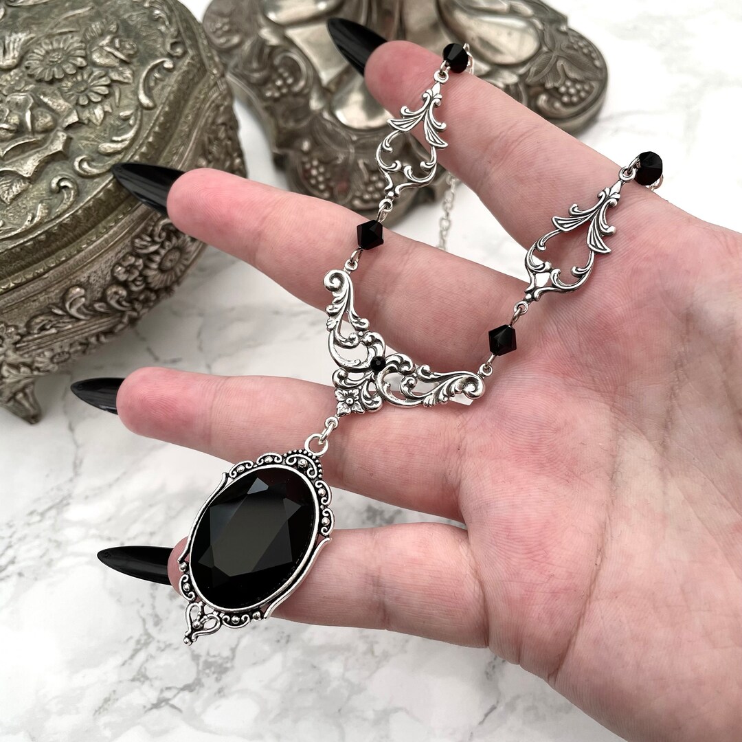 Gothic Necklace Gothic Gift Gothic Choker Victorian Gothic - Etsy