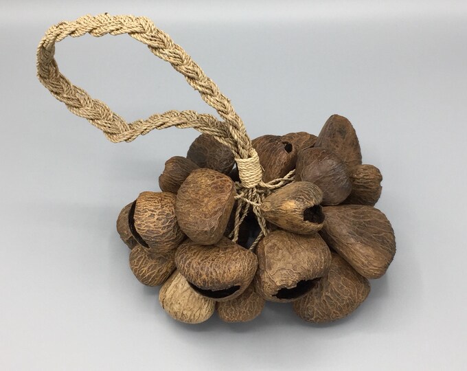 Handcrafted Sacred Chestnut Rattle/ Shaker... Beautiful Percussion ...