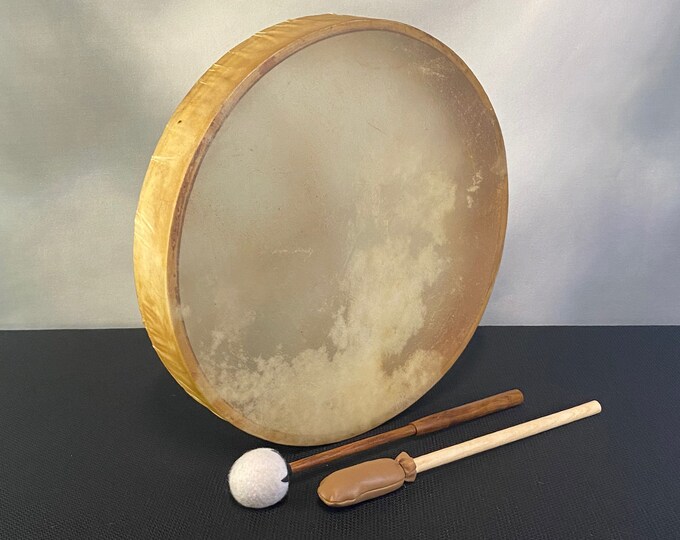 16 Inch Shamanic Frame Drum - Journey Healing Ritual Drum - Premium ...